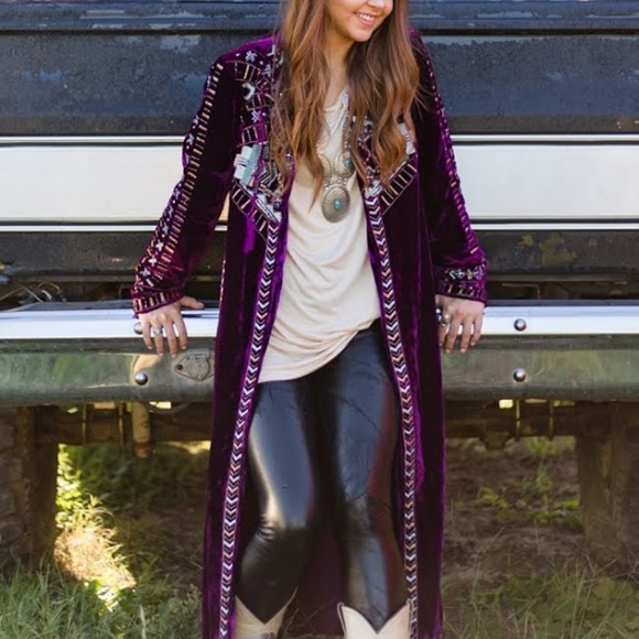 Crazy Train | Jackets & Coats | Crazy Train The Mcentire Duster Velvet ...